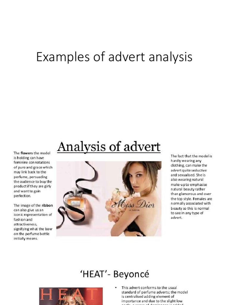 Advert Analysis | PDF