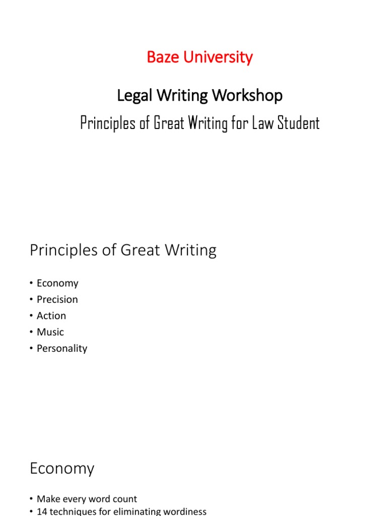 Principles of Great Writing-2 | PDF