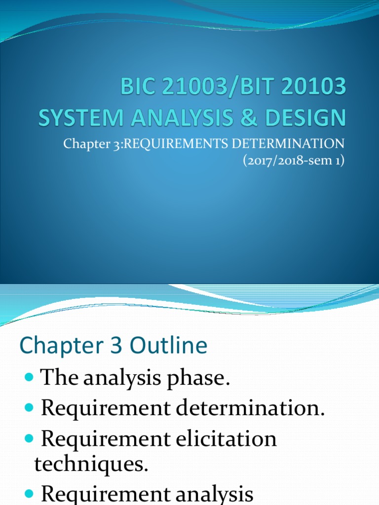 BIC 21003chapter3 | PDF | Intelligence Analysis | Business Process