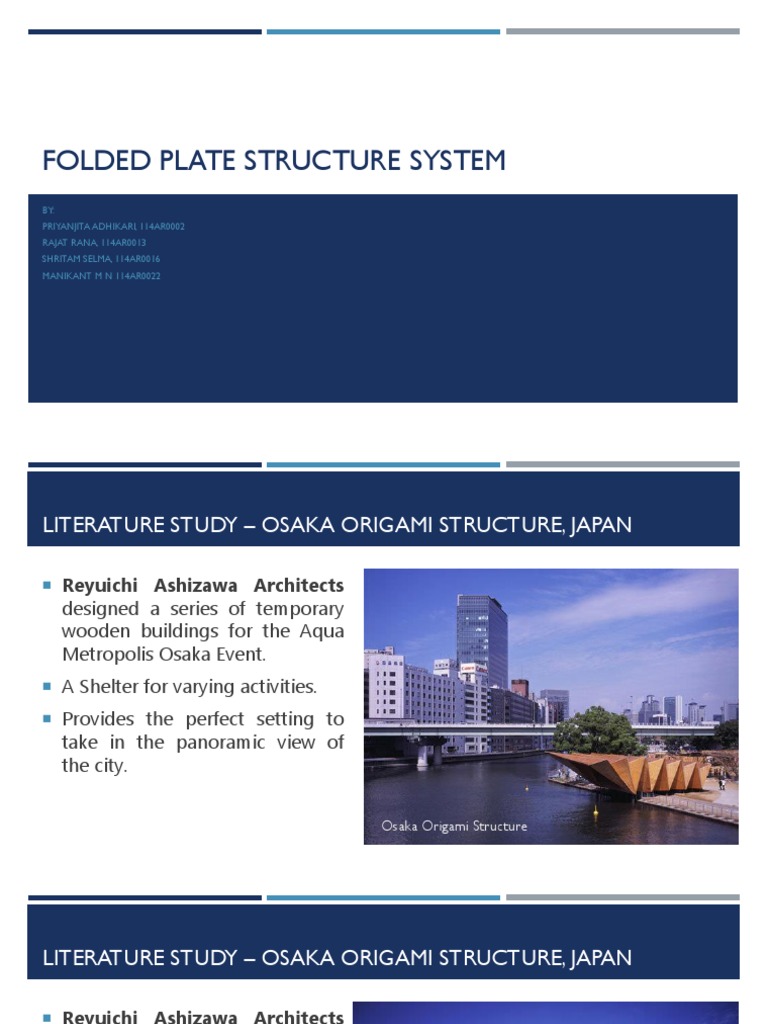 Folded Plate Structure | PDF | Truss | Building Engineering