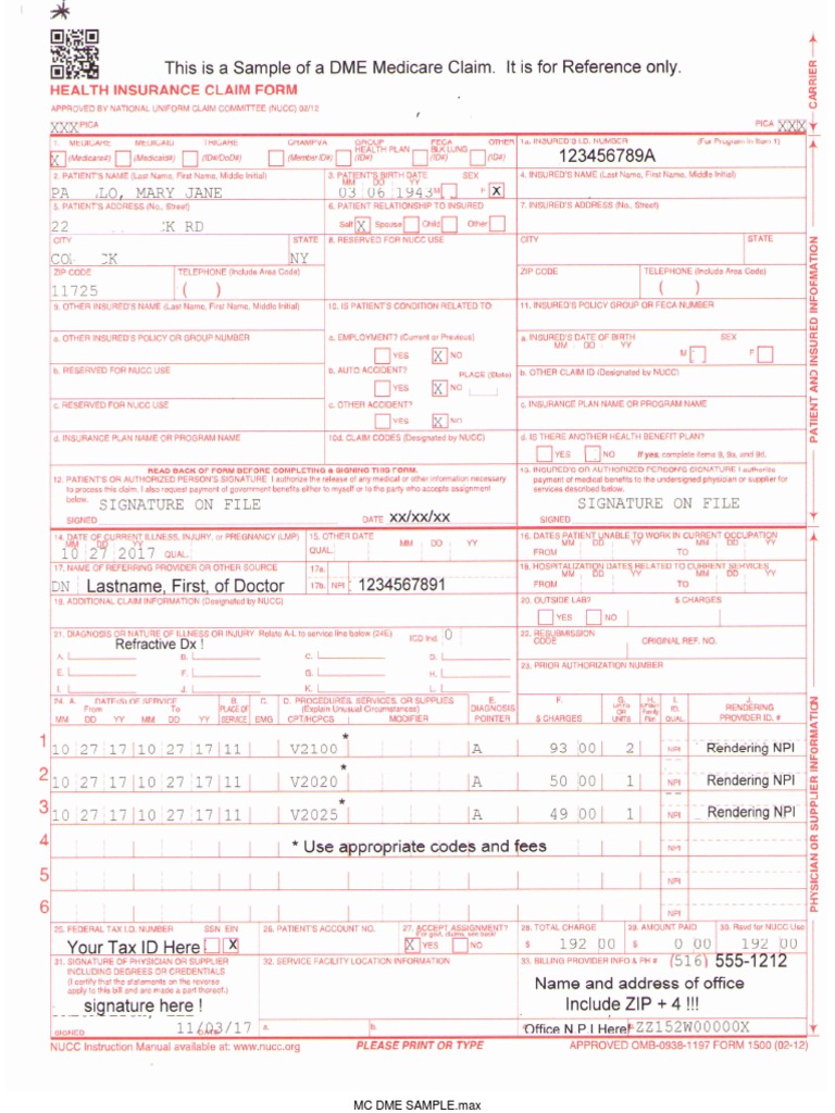 MC Dme 1500 Sample | PDF
