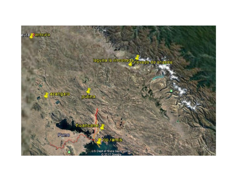 Mapa Cuenca Rio Ramis | PDF
