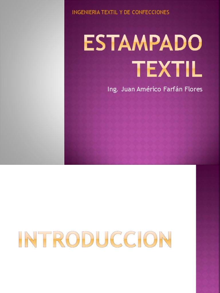 Estampado Textil | PDF | Pigmento | Grabado