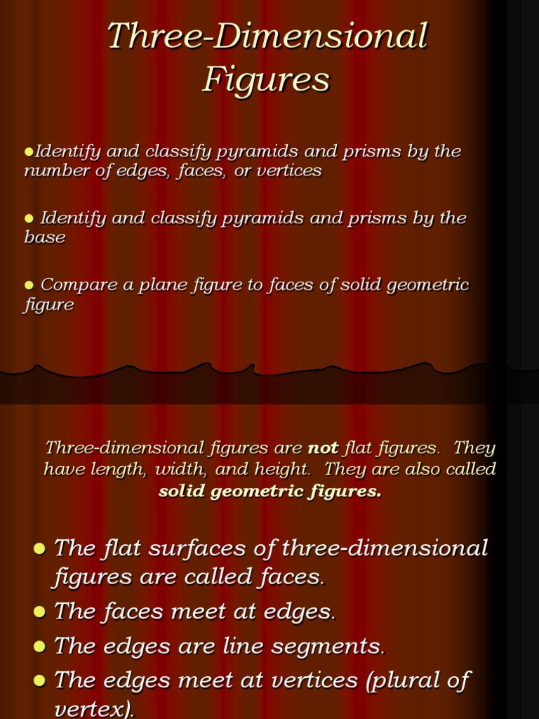 CH 12 Three-Dimensional Figures | PDF | Rectangle | Vertex (Geometry)