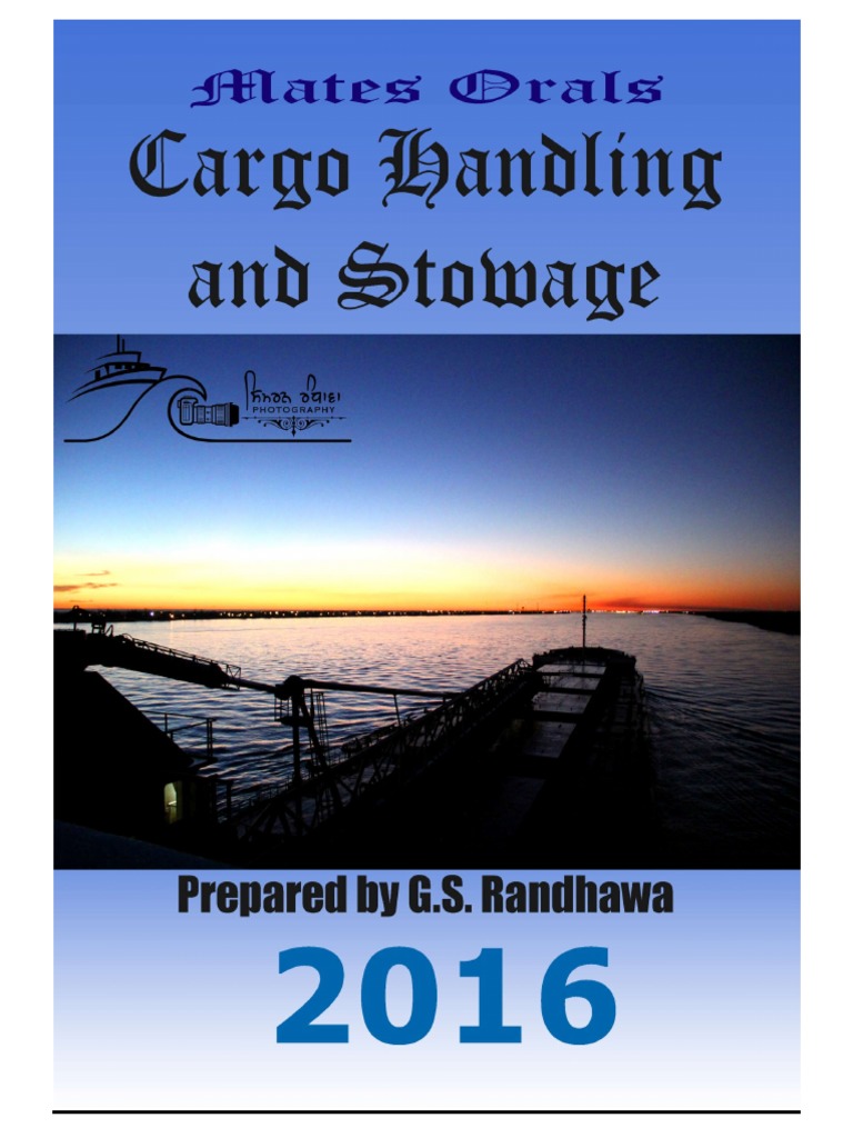 Cargo Notes Final | PDF | Lumber | Ships