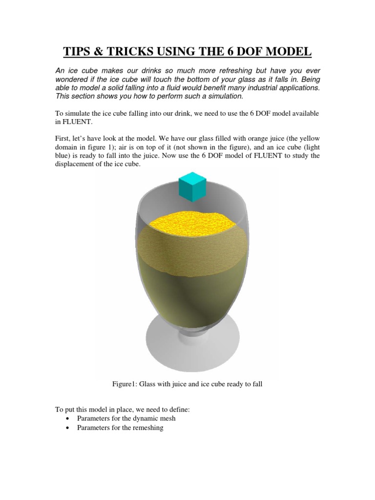 Tips & Tricks Using The 6 Dof Model | PDF | Stiffness | Physics