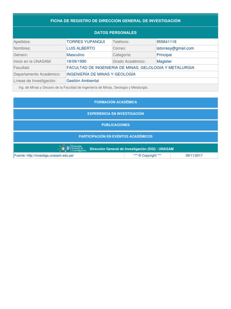 Torres Yupanqui Luis Alberto | PDF