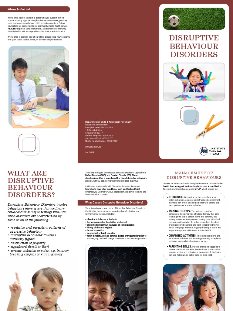 Disruptive Behaviour Disorders | PDF | Attention Deficit Hyperactivity ...