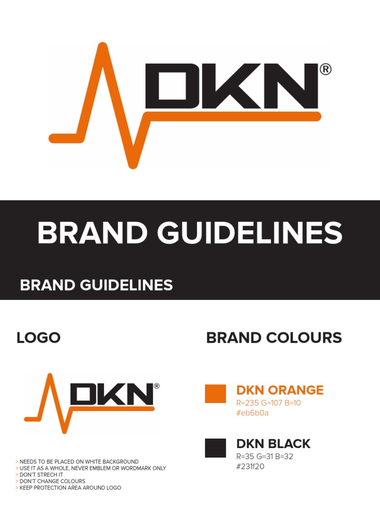 DKN Brand Guideline | PDF | Physical Fitness | Logos