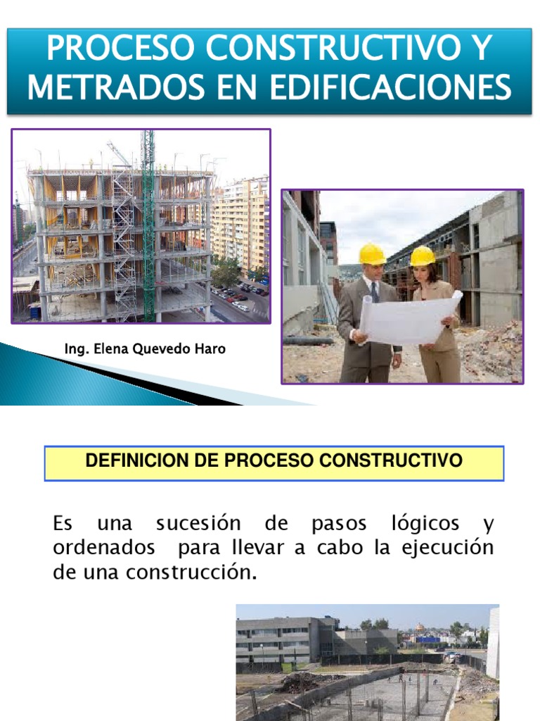 Proceso Constructivo 1 | PDF | Fundación (Ingeniería) | Presupuesto