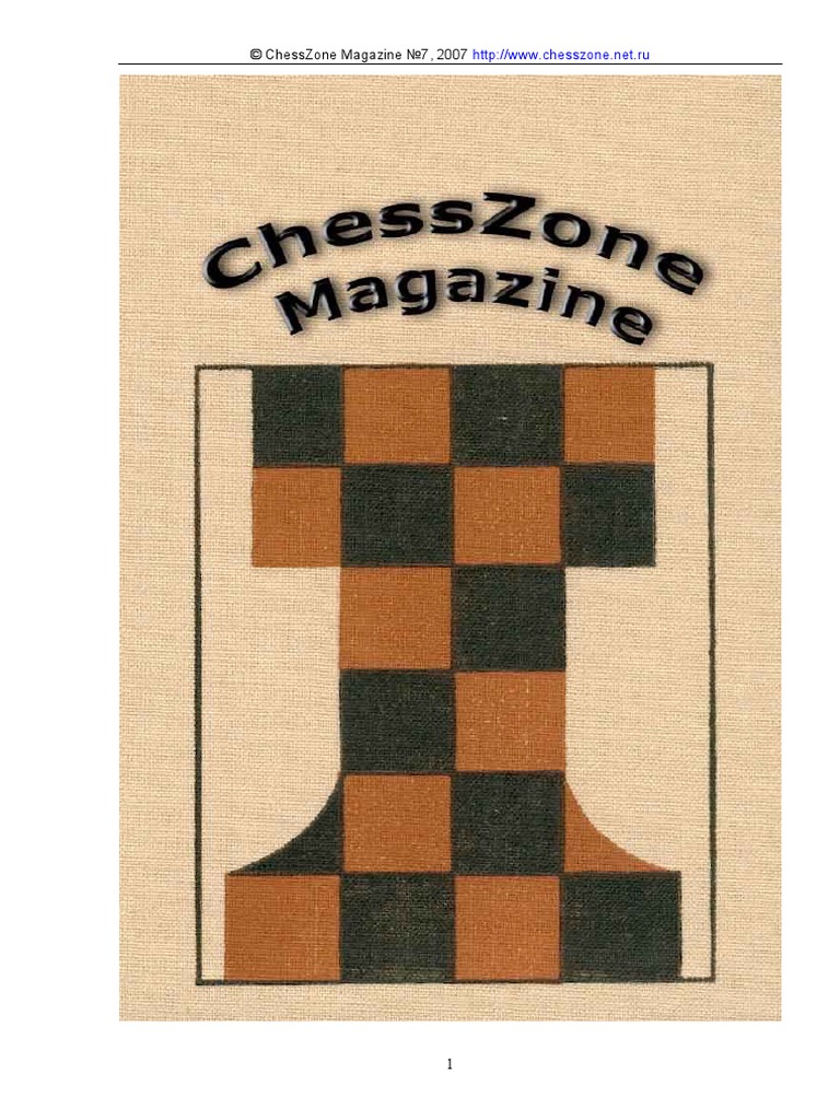 ChessZone Magazine, 7 (2007) PDF | PDF | Estonia | Chess