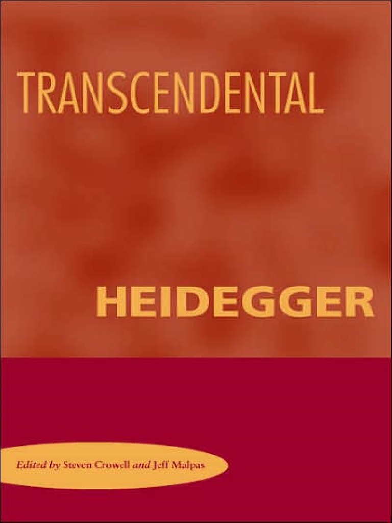 Steven Crowell, Jeff Malpas-Transcendental Heidegger-Stanford ...