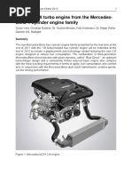 Mercedes-Benz M 254 Engine Overview | PDF | Turbocharger | Engines
