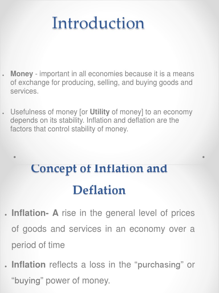 Understanding Inflation and Deflation | PDF | Deflation | Inflation