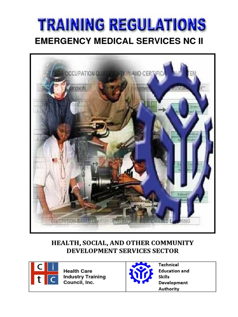 TR Ems NC II - Tesda Ncii Ems Training Regulations | PDF | Occupational ...