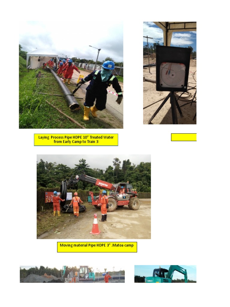HDPE Pipe Installation for Treated Water | PDF | Technology & Engineering