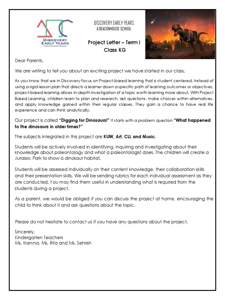 Project Letter Class KG | PDF