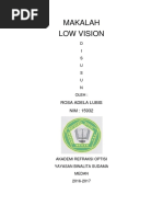 Pengertian Dan Definisi Low Vision (ICD-10, WHO Bangkok) | PDF