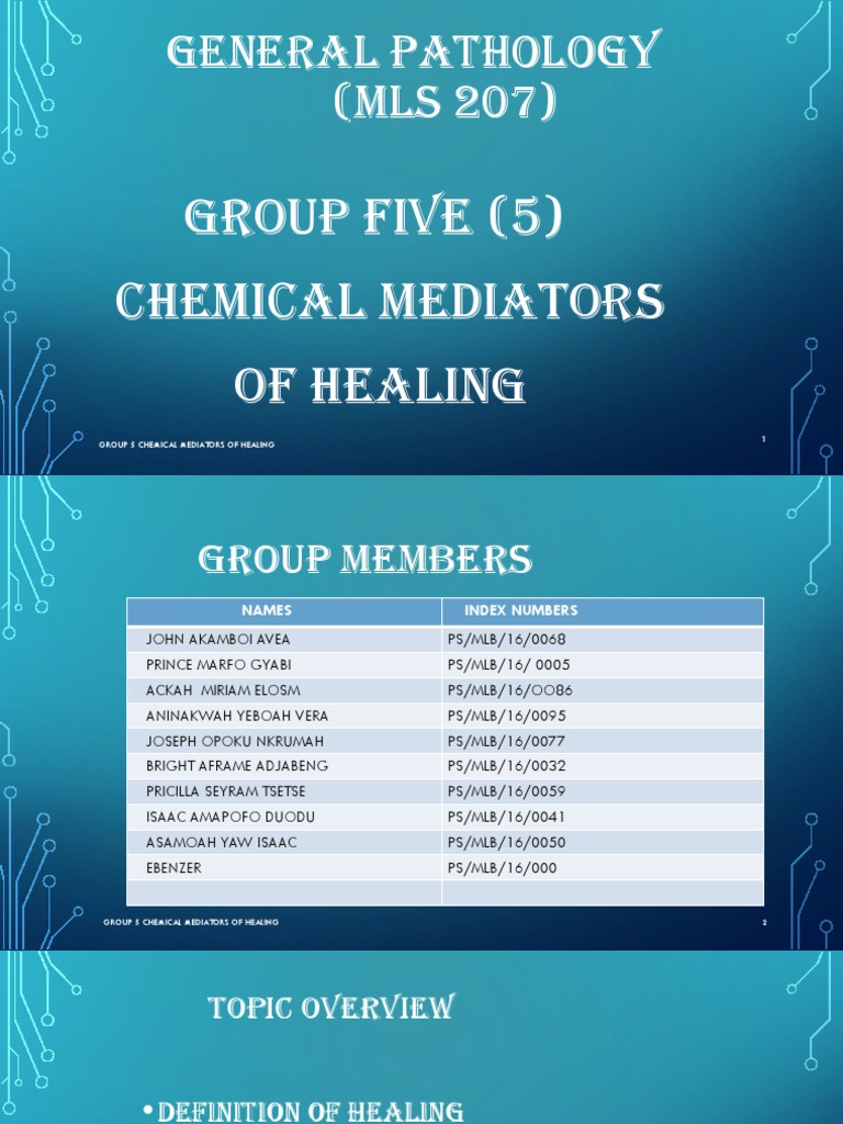 General Pathology Group 5 | PDF | Healing | Macrophage