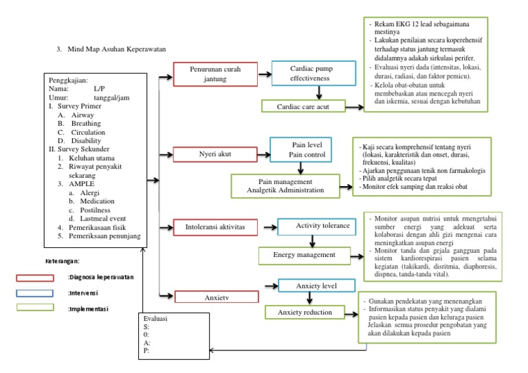 Mind Map Asuhan Keperawatan | PDF