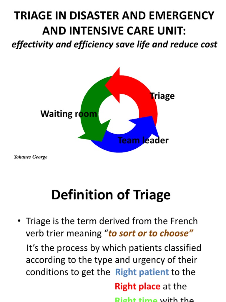 1 - Triage | PDF | Medicine | Medical Specialties