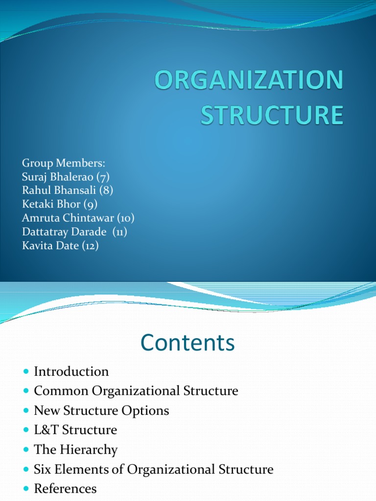 L T Organization Structure | PDF | Organizational Structure | Leadership