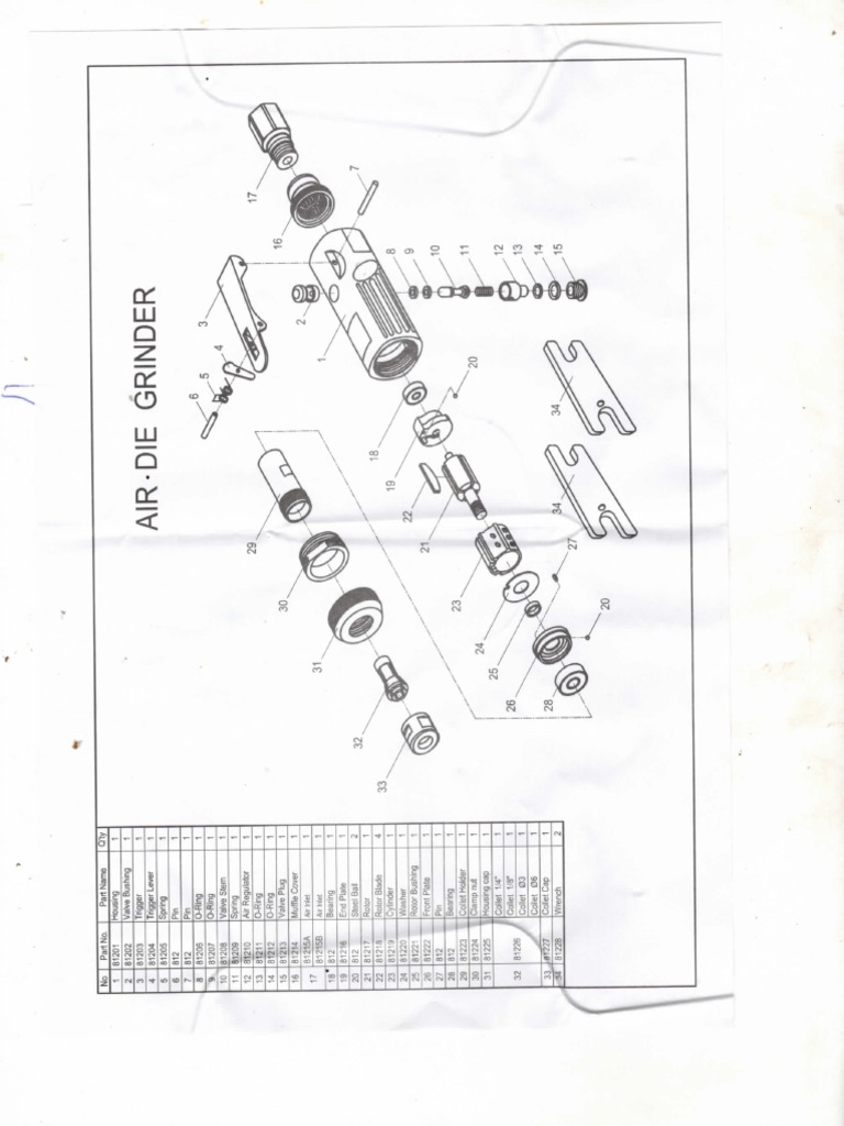 Manual de Partes Motortool Neumatico | PDF