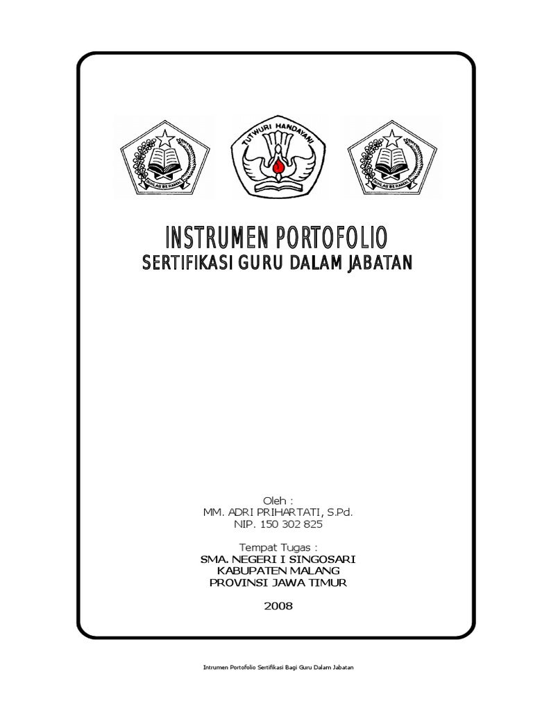 Format Portofolio | PDF