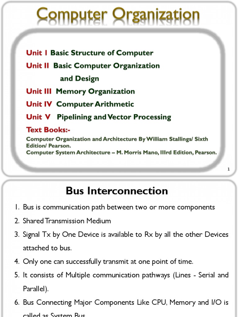 Introduction To Computer Organization | PDF | Computer Data Storage ...