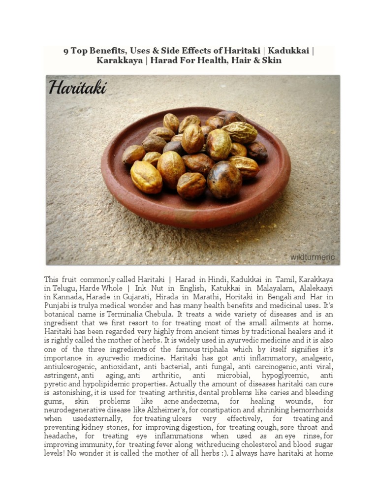 9 Top Benefits of Karakkaya | Constipation | Diabetes