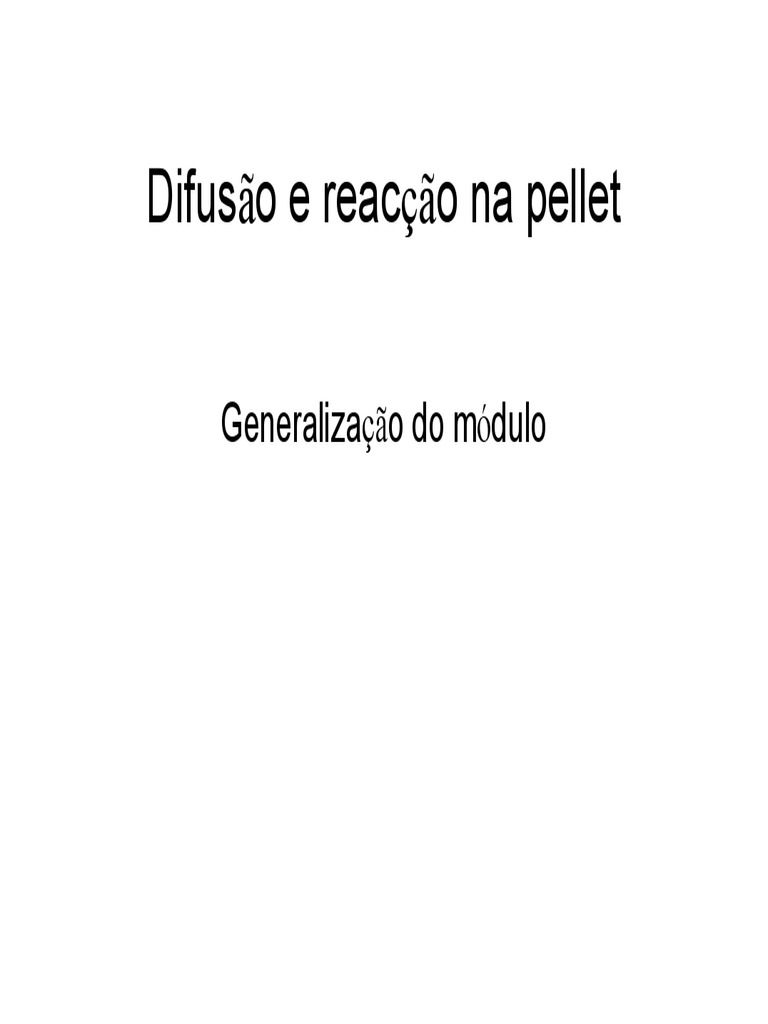 Generalização Do Módulo de Thiele | PDF