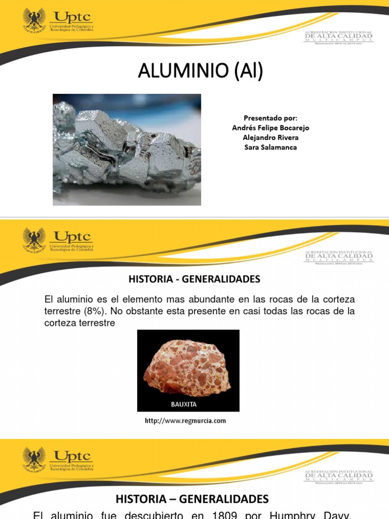 Aluminio Yacimientos Minerales 1 | Aluminio | Meteorización