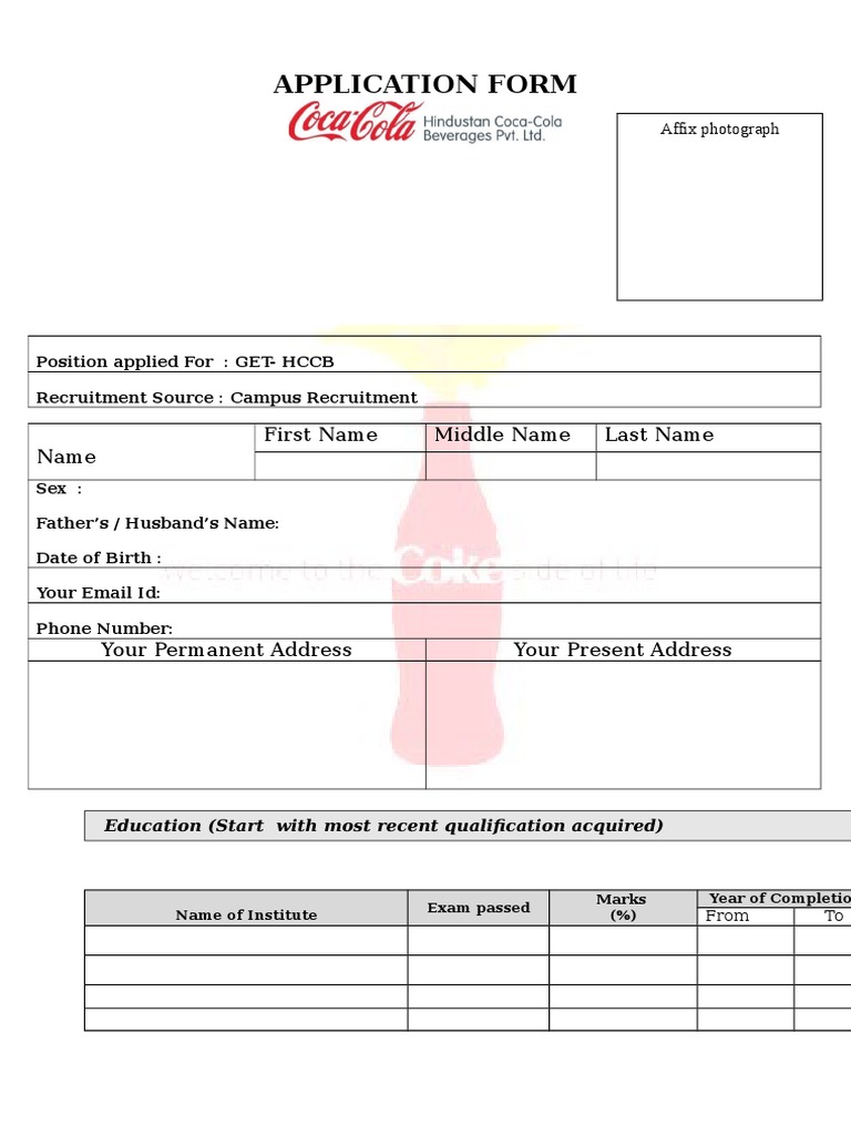 HCCB - Application Form | PDF | Labour | Further Education