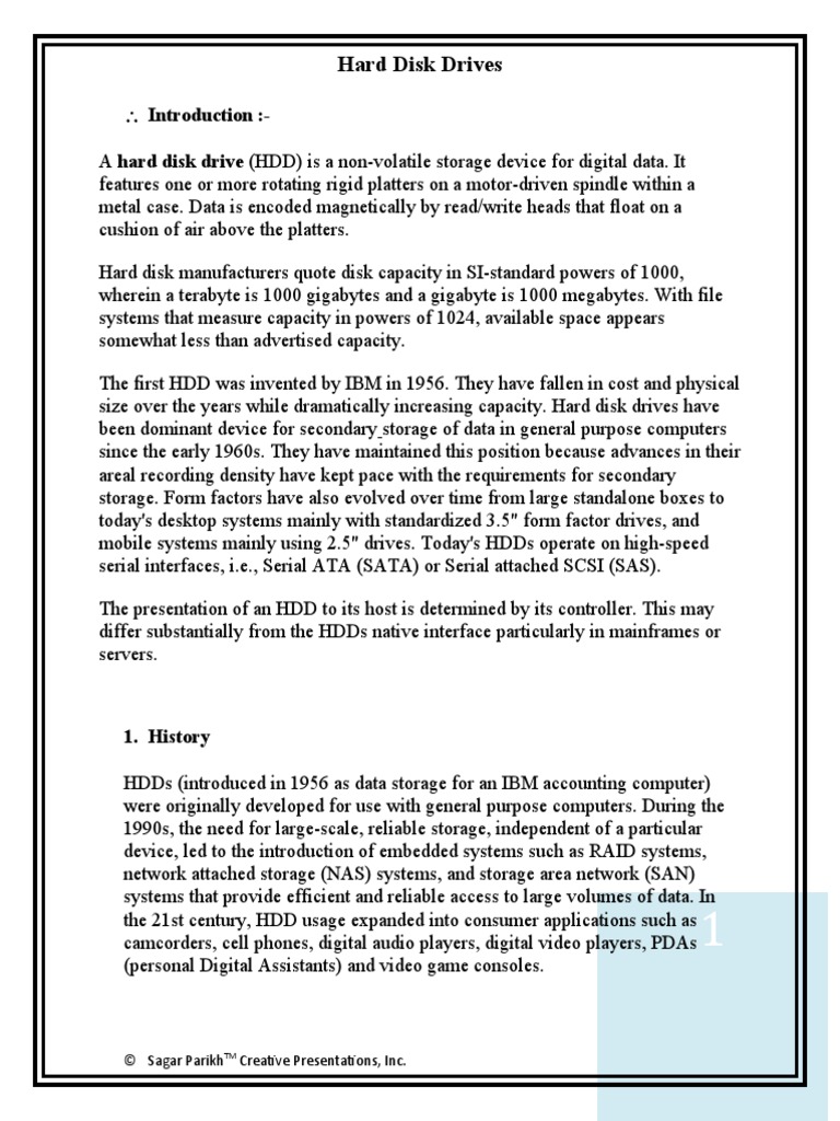 Hard Disk Drives | PDF | Hard Disk Drive | Computer Science