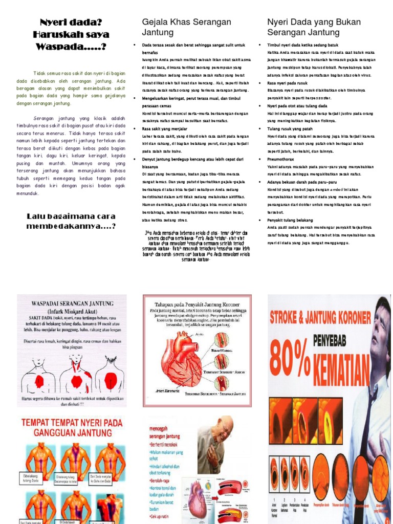 Leaflet Chest Pain | PDF