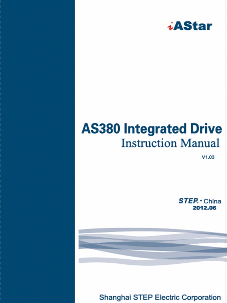 AS380 Integrated Drive Instruction Manual V1.03 | PDF | Relay ...