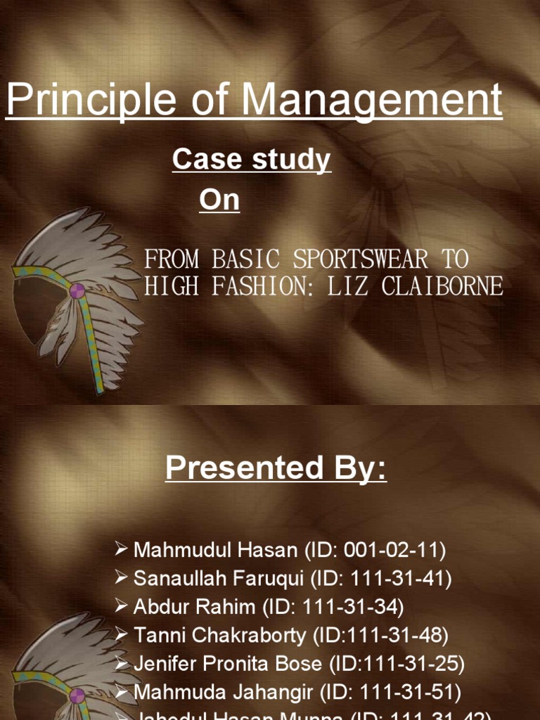 Principle of Management: Case Study On | PDF | Retail | Brand
