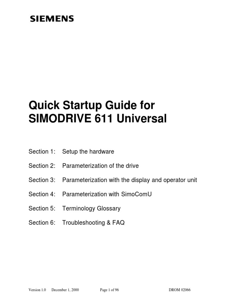 611UQuickStartupGuideVersion1 0 PDF | PDF | Power Supply | Parameter (Computer Programming)