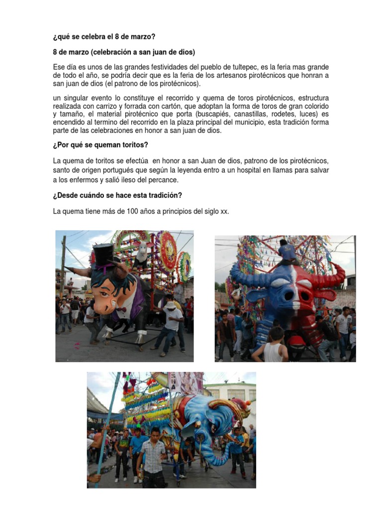 8 de Marzo Tultepec | PDF