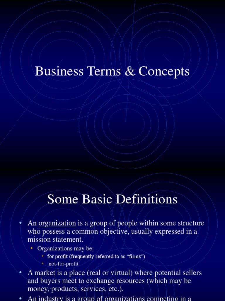 Business Terms | PDF | Competitive Advantage | Strategic Management