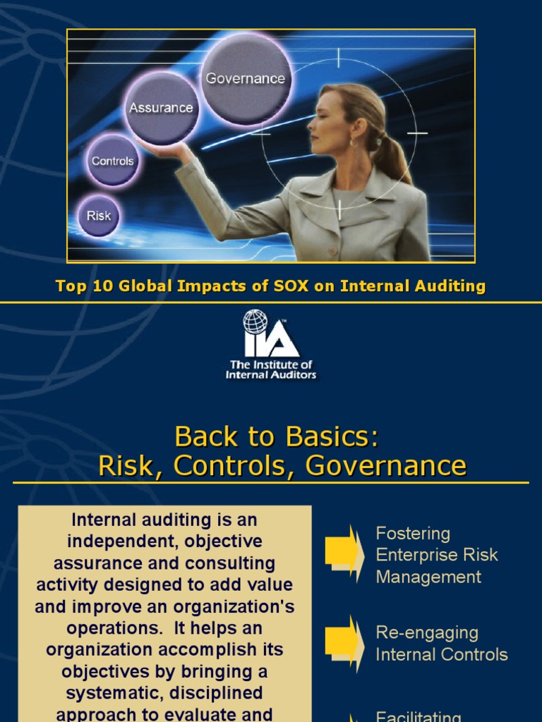 IIA Top10 SOX Impacts | PDF | Internal Audit | Audit