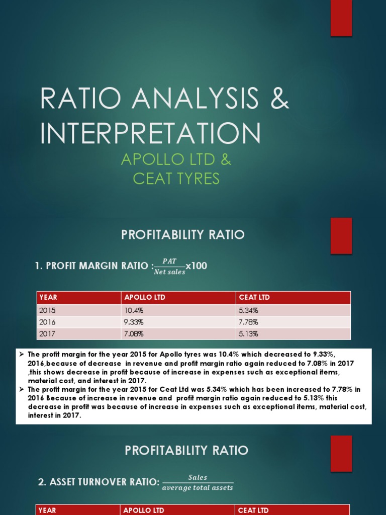 Ratio Analysis & Interpretation Final | PDF | Dividend | Yield (Finance)