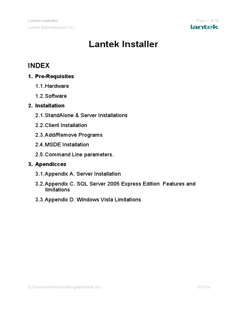 Lantek | Download Free PDF | Databases | Computer File
