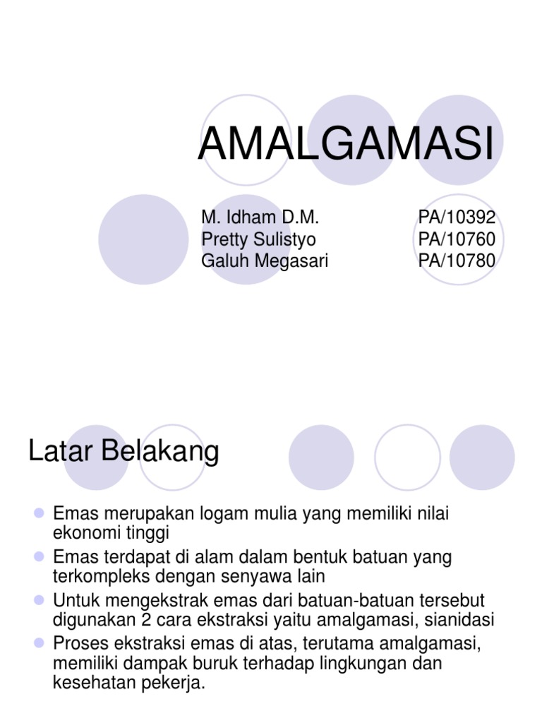 Amalgamasi | PDF