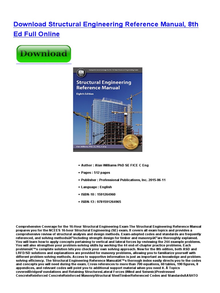 Structural Engineering PDF | PDF | E Books | Engineering
