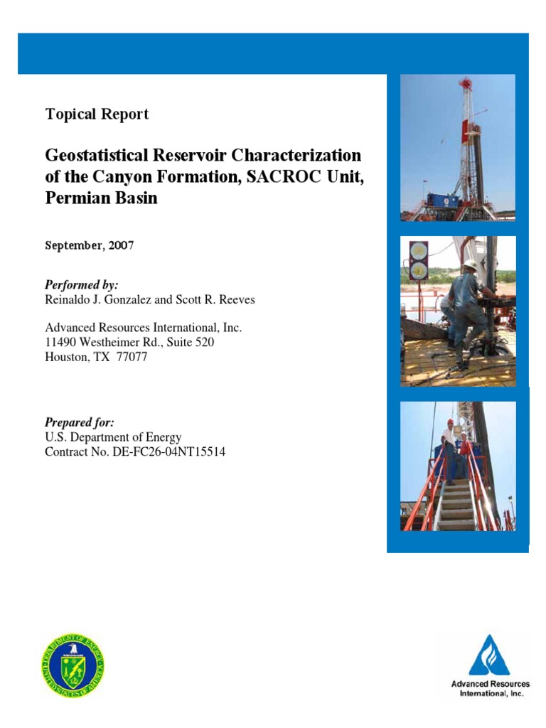 Geostatistics in Reservoir Characterization | PDF | Enhanced Oil Recovery | Petroleum Reservoir