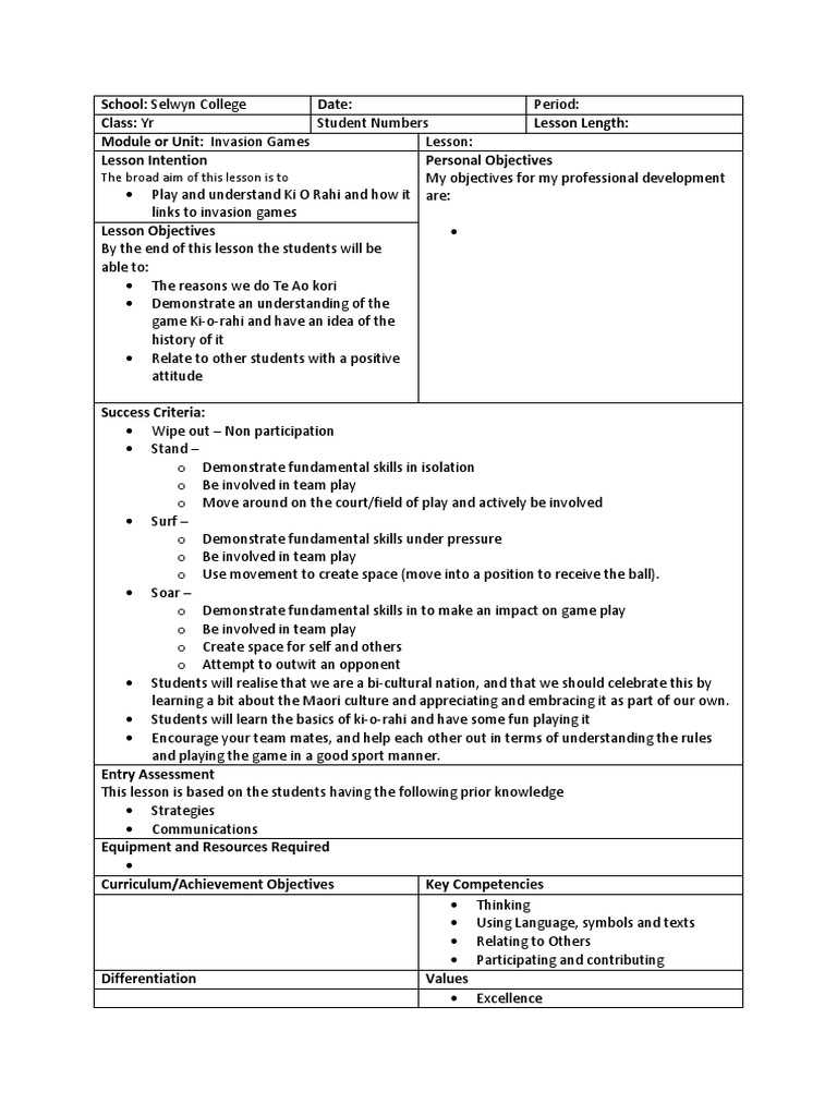 Ki o Rahi 1 | PDF | Teaching And Learning | Curriculum