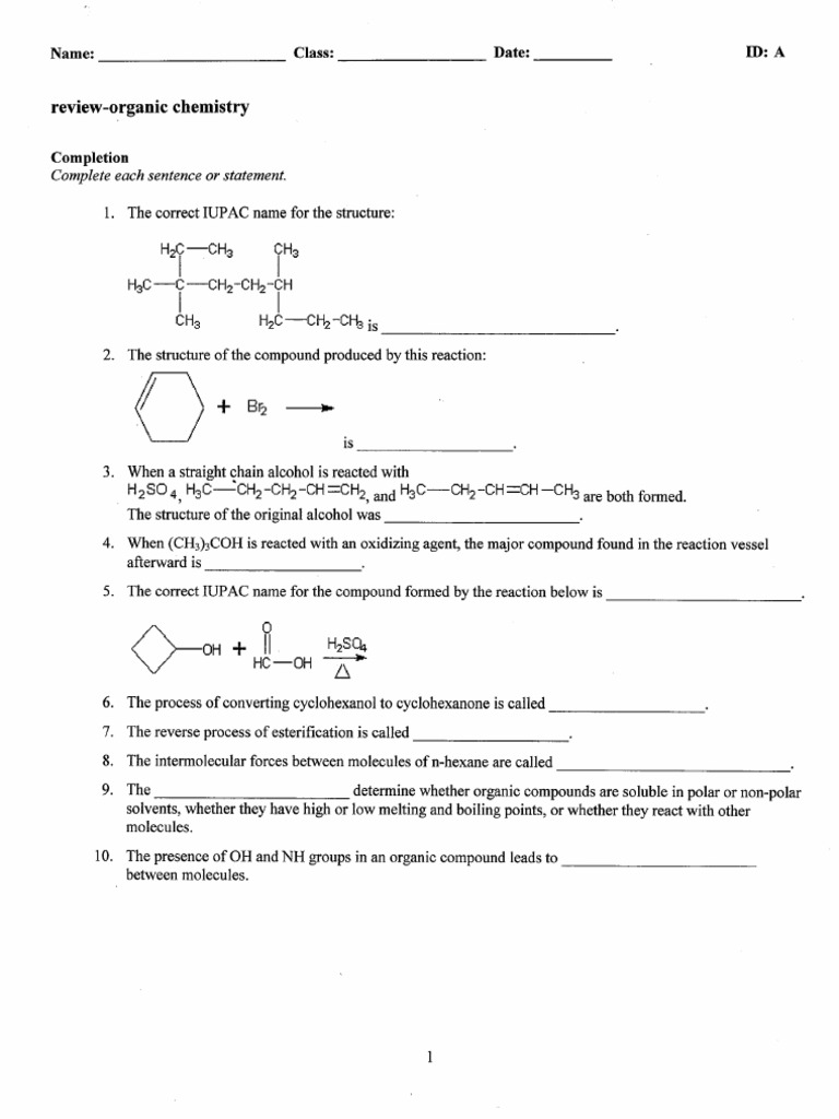 Sch4u Exam Review and Answers | PDF