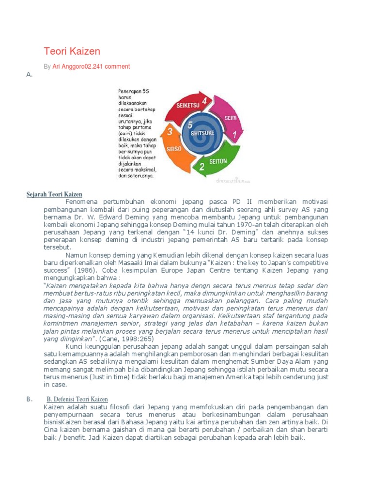 Teori Kaizen | PDF