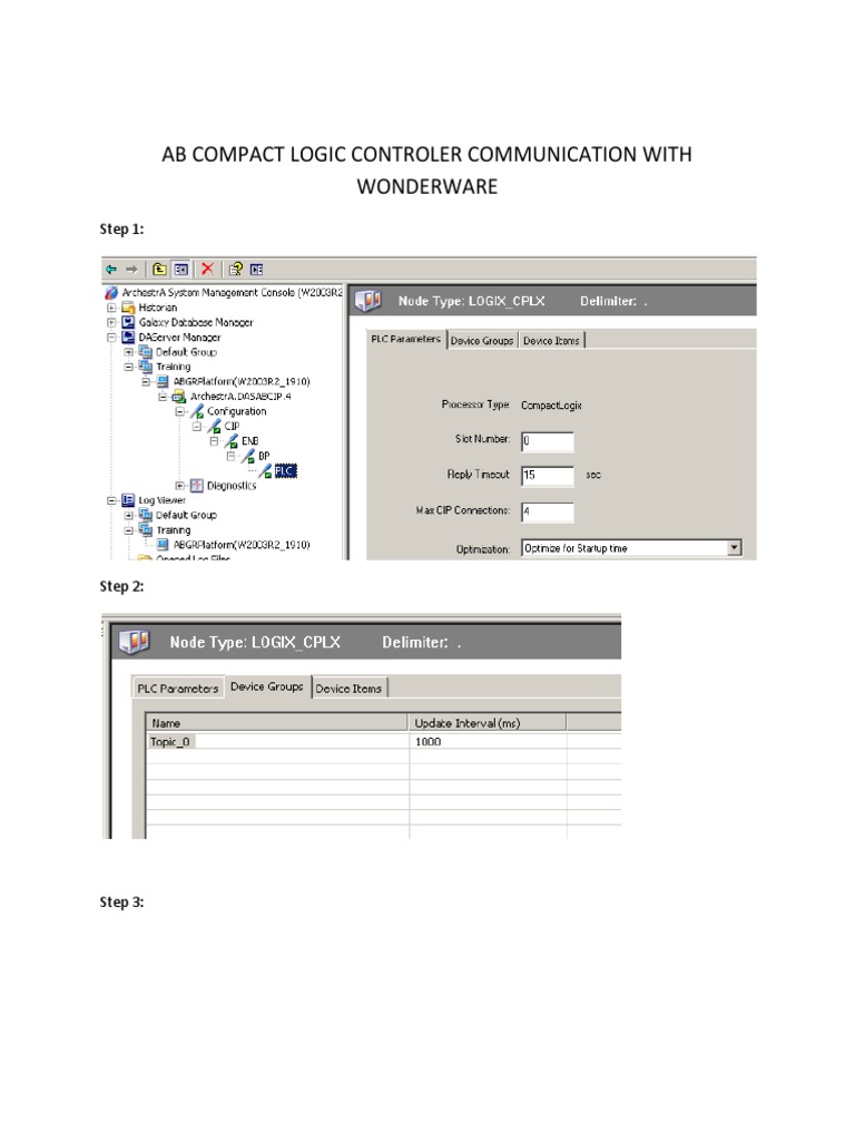 AB Compact Logix Communication | PDF